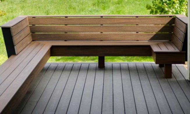 U-Shaped Deck Bench - GRIP ELEMENTS