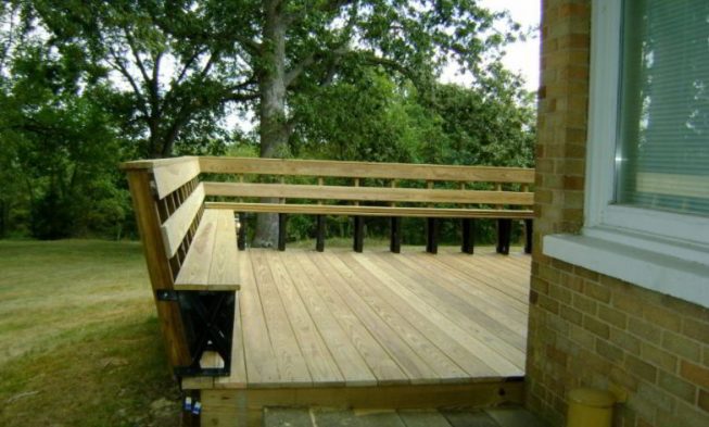Unstained Railing Deck - GRIP ELEMENTS