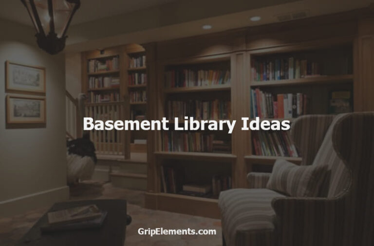 Basement Library Ideas - GRIP ELEMENTS