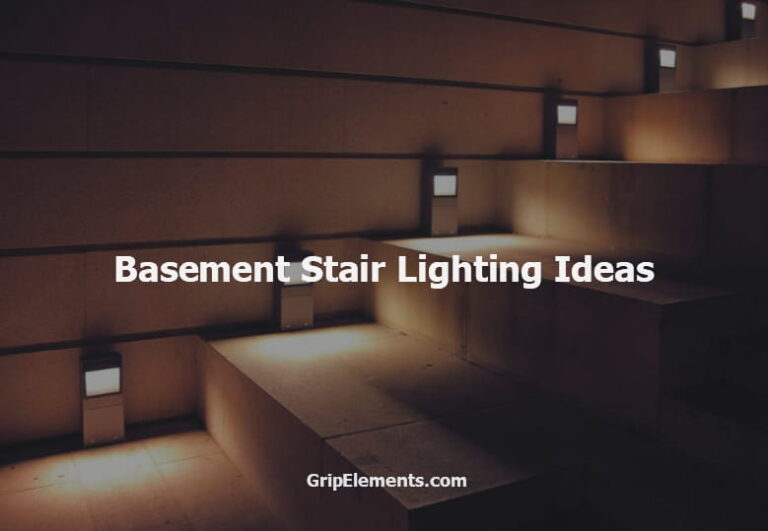 8 Creative Basement Stair Lighting Ideas - GRIP ELEMENTS