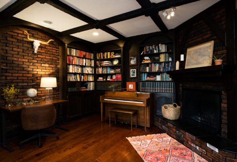 Beautiful Basement Library - GRIP ELEMENTS