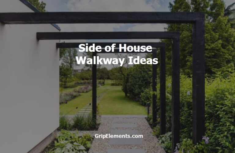 The Top 8 Side of House Walkway Ideas - GRIP ELEMENTS