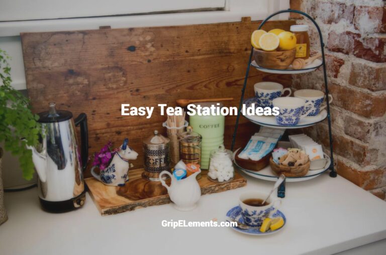 8 Easy Tea Station Ideas to Recreate at Your Home - GRIP ELEMENTS