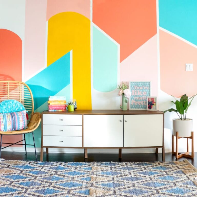 7 Geometric Wall Paint Ideas to Play with Colors - GRIP ELEMENTS