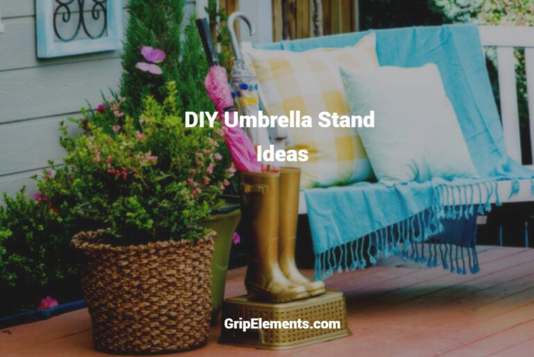 7 DIY Umbrella Stand Ideas You Can Make at Home - GRIP ELEMENTS